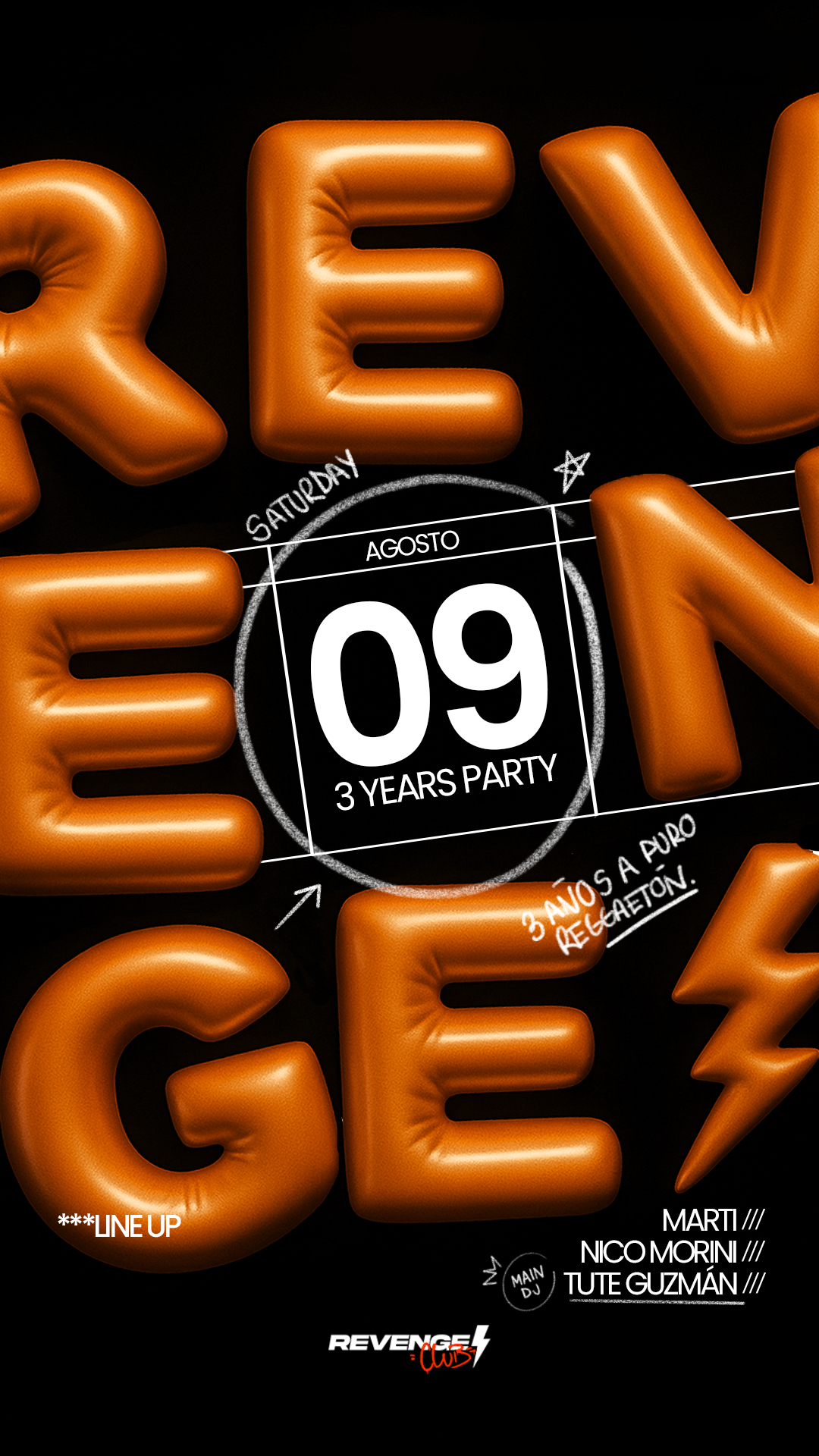 REVENGE 3ER ANIVERSARIO 9/8 FOREST DAN | FlashPass